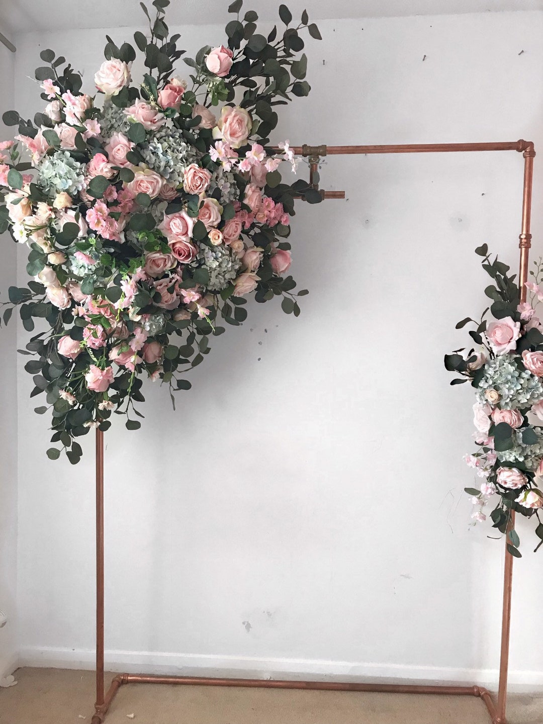 Large Flower Swag, Flower Arch Swag, Floral Arch Swag, Wedding Flower ...