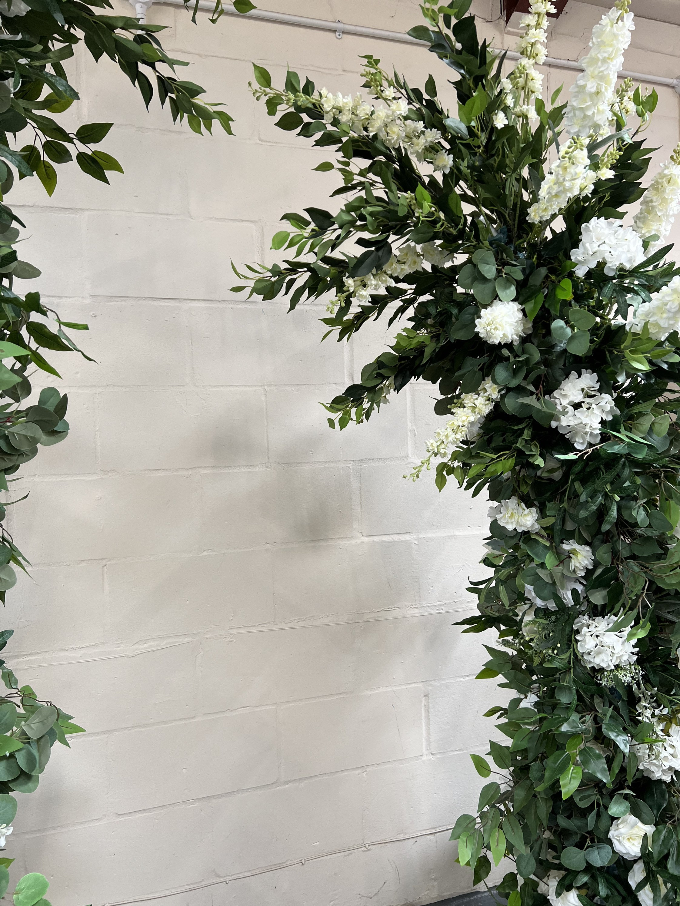 Wedding Flower Columns: Silk Floral Arch, Free Standing Display - Etsy