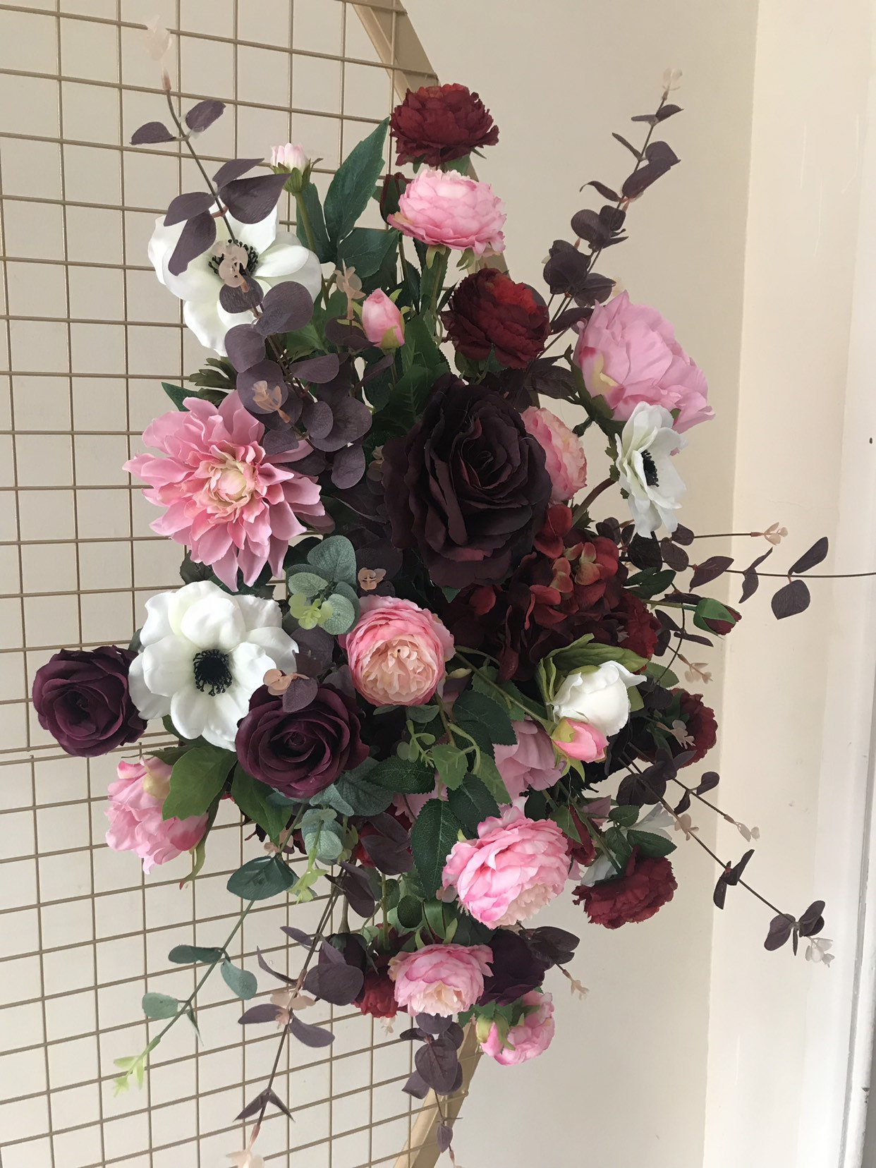 Fall Flower Swag Fall Wedding Arch Flower Swag Winter | Etsy