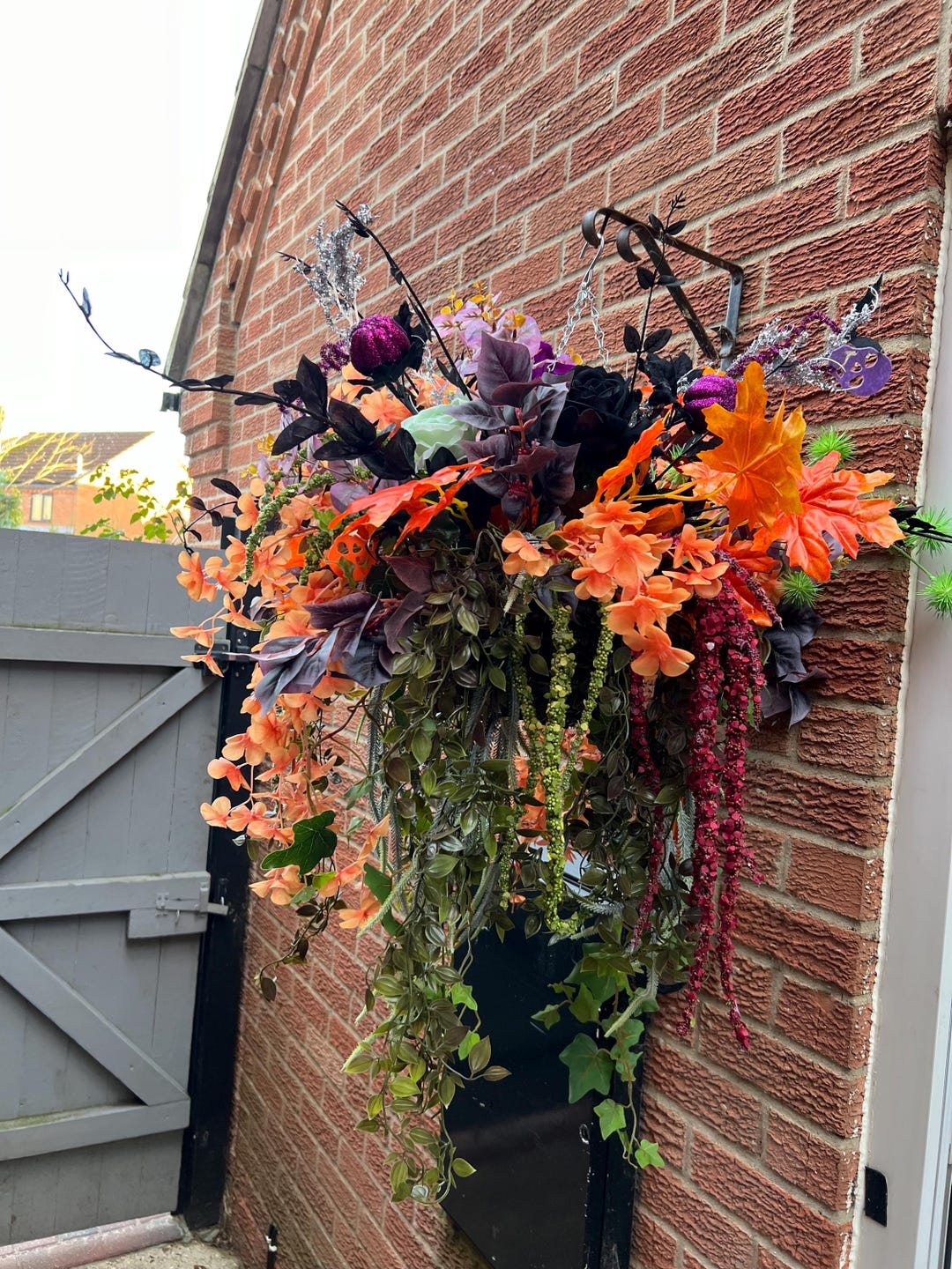 Halloween Flower Basket - Etsy