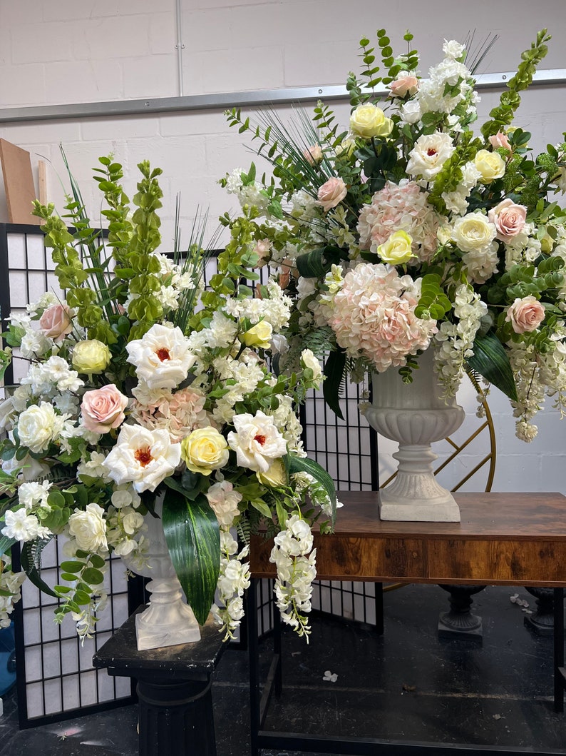Luxe Large Silk Flower Urn: Wedding Centerpiece - Etsy