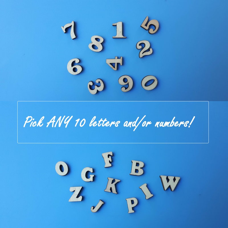 Wooden Numbers - Etsy