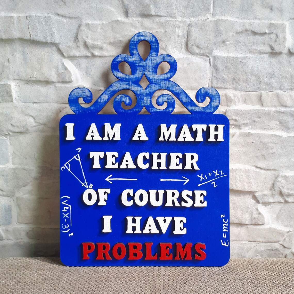 Math Teacher Gift Math Teacher Sign Math Classroom Decor - Etsy Canada