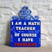 Math Teacher Gift Math Teacher Sign Math Classroom Decor - Etsy Canada