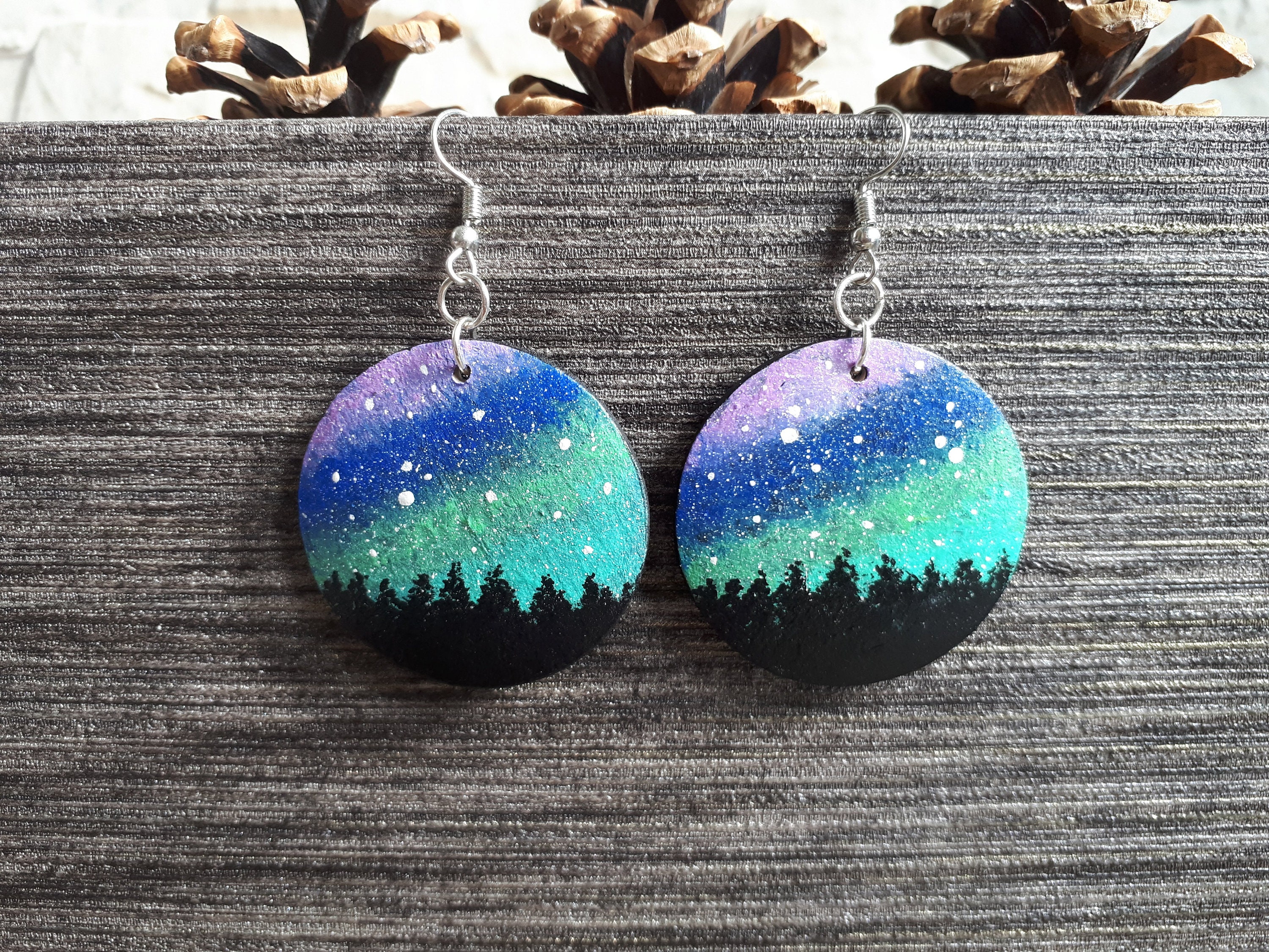 Northern Lights Jewelry Alaska Celestial Accessories - Etsy Canada