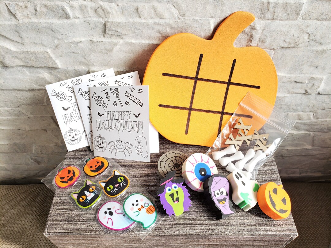Halloween Activity Kit for Kids, Spooky Cute Halloween Gift Bag ...