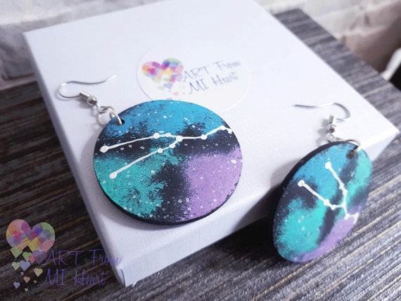 Taurus Zodiac Jewelry Taurus Sign Statement Earrings For | Etsy