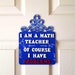 Math Teacher Gift Math Teacher Sign Math Classroom Decor - Etsy Canada