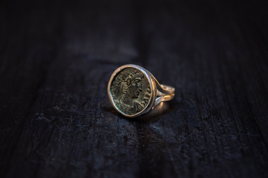 Roman Coin Ring. - Etsy