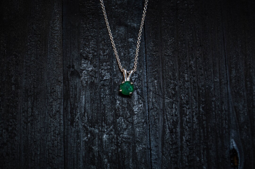 Emerald Pendant - Etsy