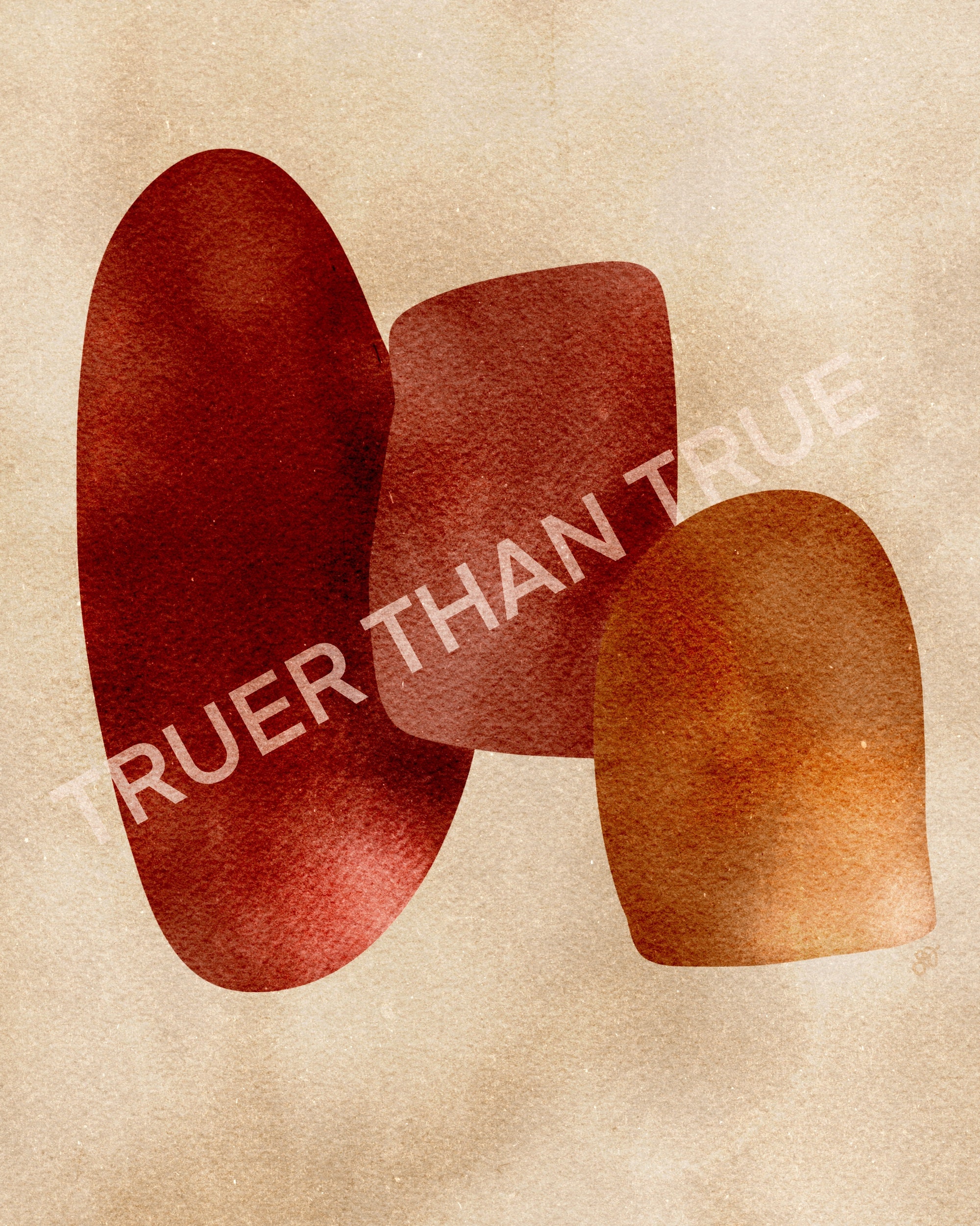 Modern Pebble Digital Art Print - Etsy