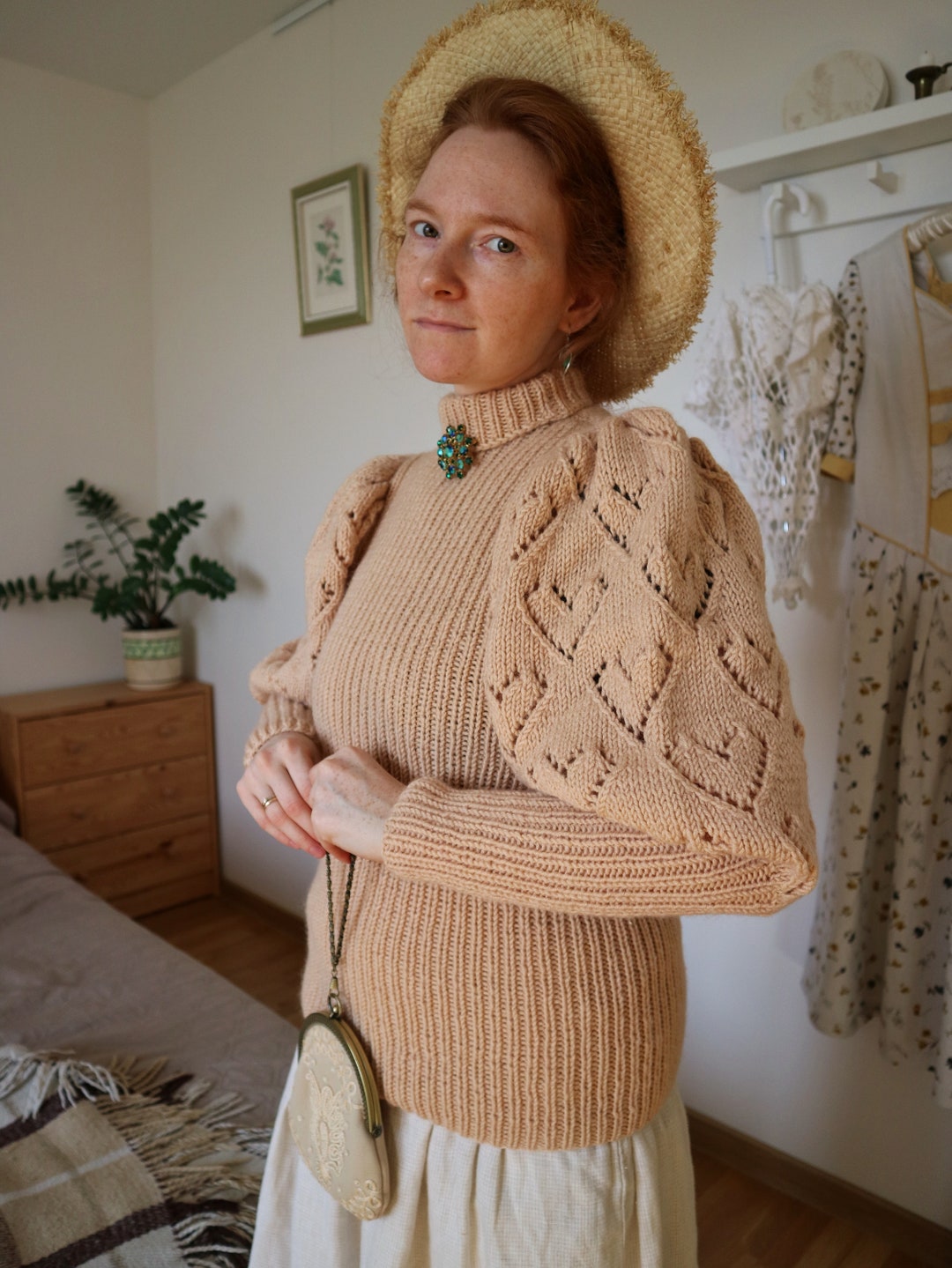 Edwardian Sweater, Cycling Sweater, Gibson Girl, Gigot Sweater ...
