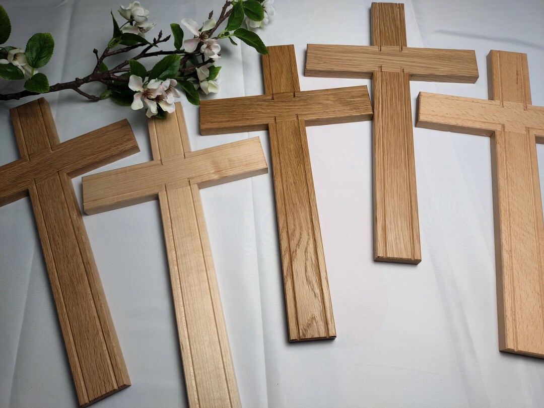 Handmade Wooden Christian Cross in a Choice of Hardwoods - Etsy