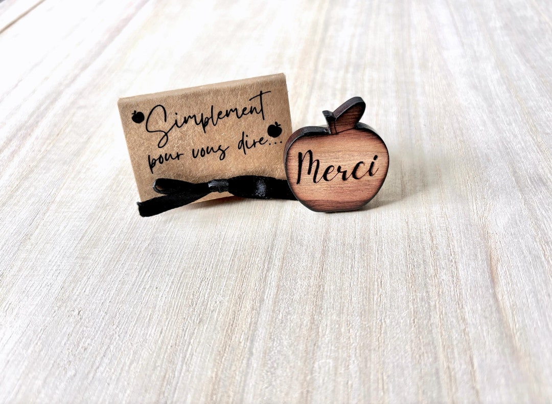 Merci. Wooden Pocket Hug, Simplement Pour Vous Dire... Merci, With Gift ...