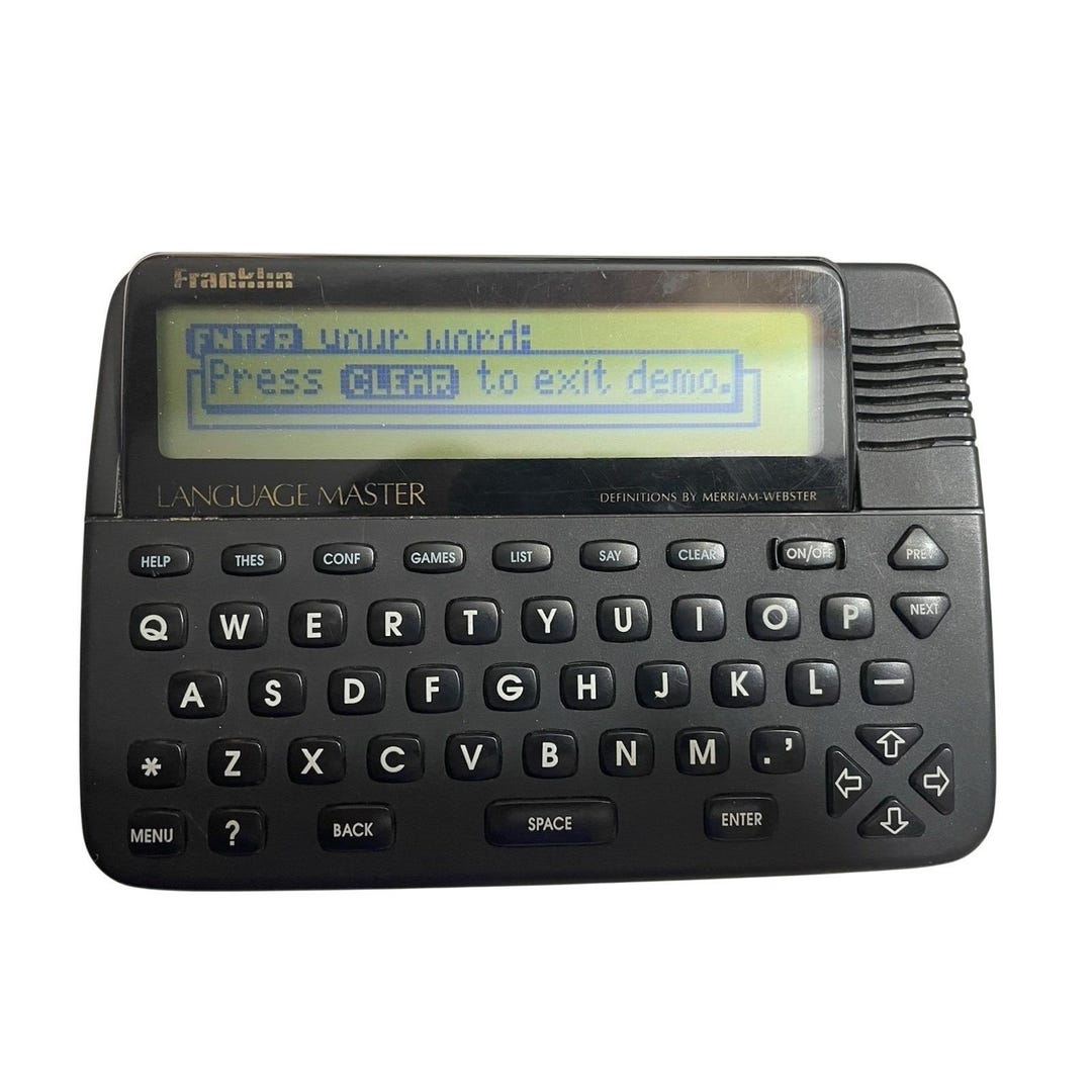 Franklin Language Master Model LM-4200 Talking Electronic Dictionary ...