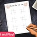Christian Tic Tac Toe Printable Game | Easter Tic Tac Toe | Sunday ...