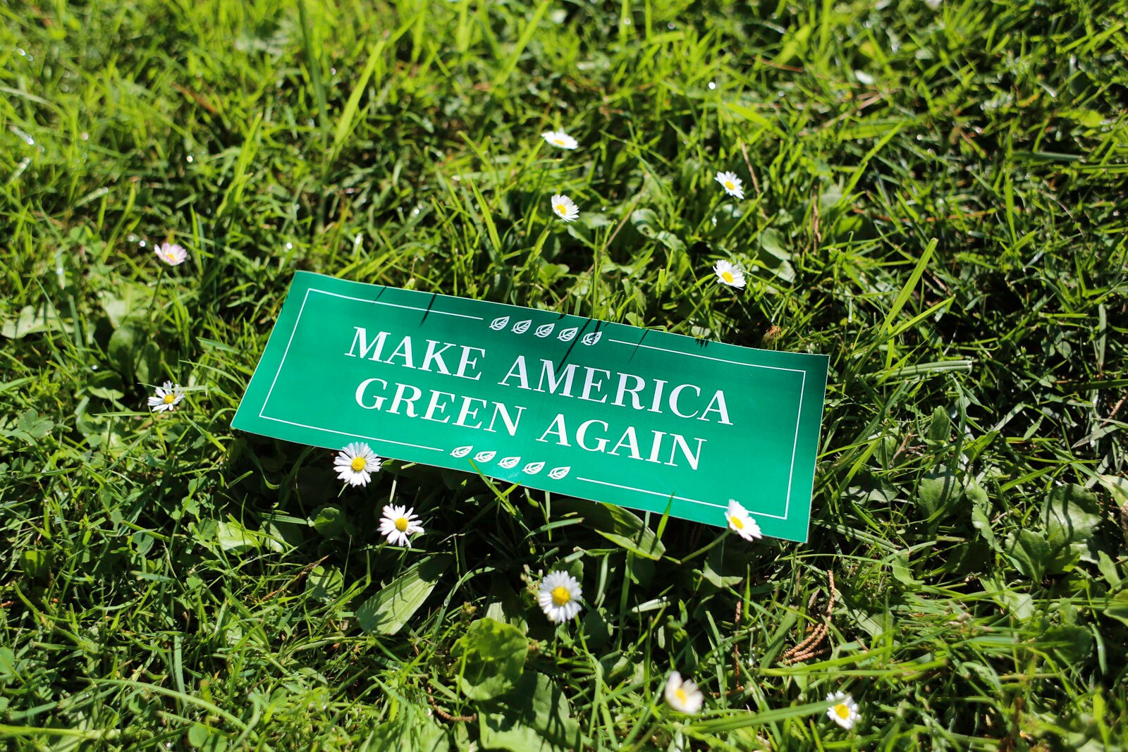 2 Pack Make America Green Again Bumper Stickers Funny Stickers Green Stickers Anti Trump ...