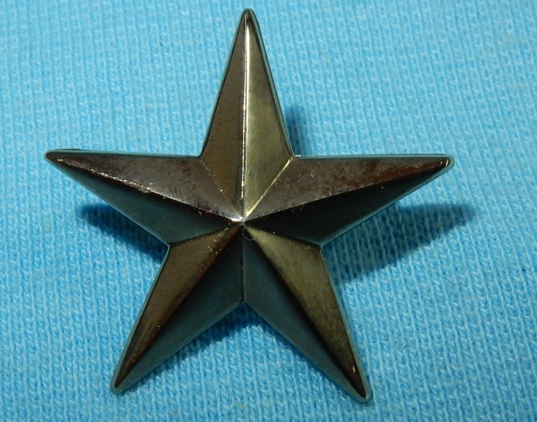 Authentic US Army Brigadier General Star Collar Badge / United - Etsy