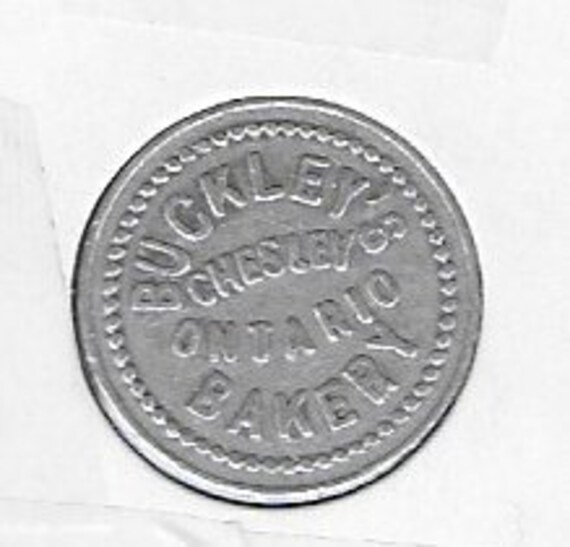 Buckley's Bakery 1/2 Loaf Bread Token Chesley Ontario - Etsy