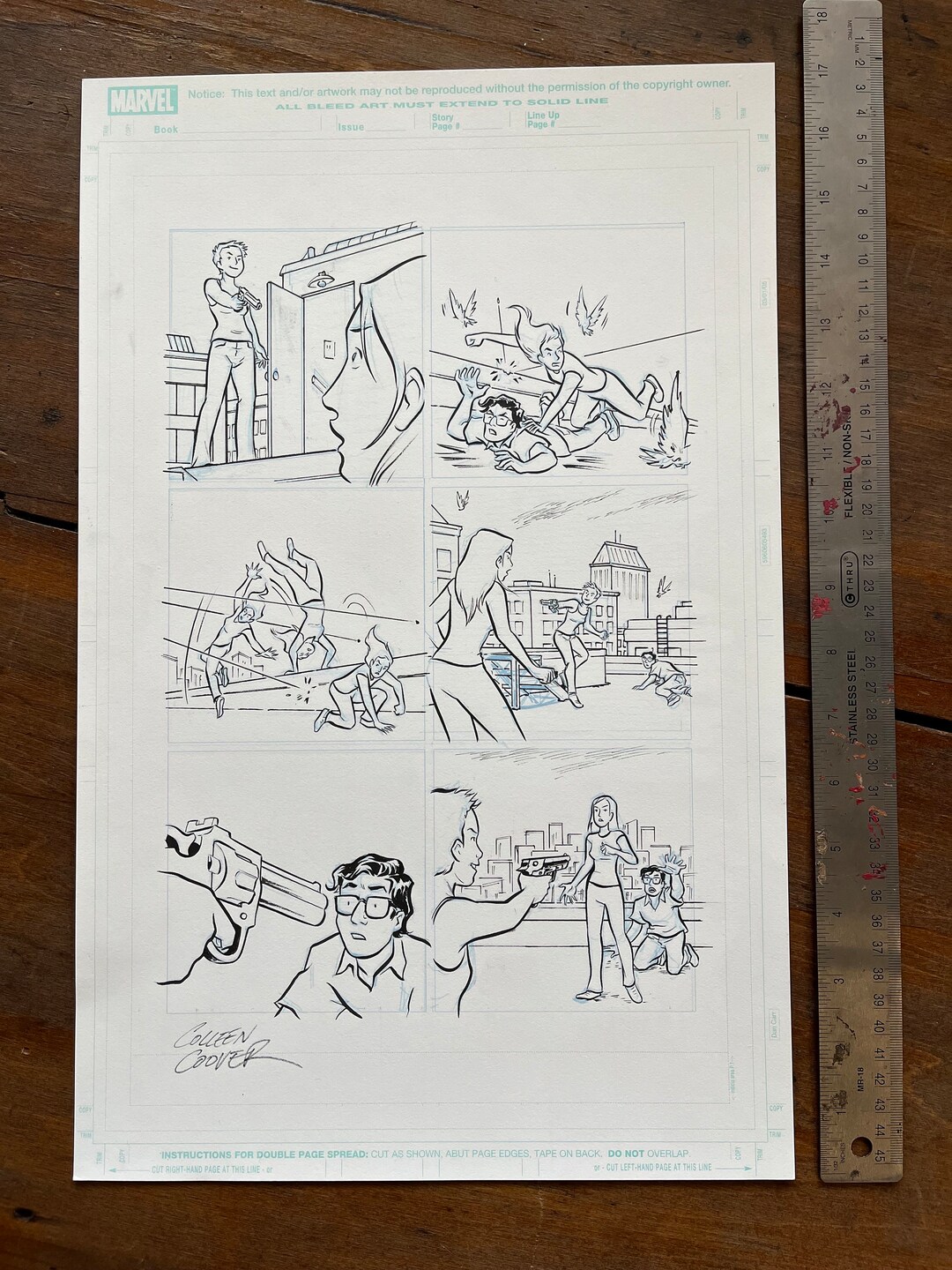 Colleen Coover Original Art Unpublished Comics Page 02 - Etsy