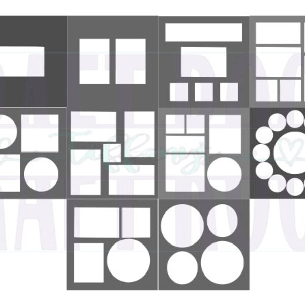Scrapbook Overlays - Etsy