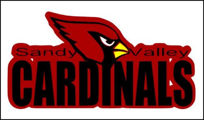 Sandy Valley Cardinals SVG - Etsy