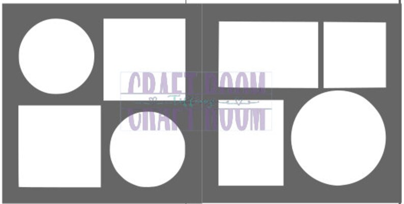 10 Scrapbooking Overlays 5 Files X 2pgs Each DIGITAL SVG - Etsy