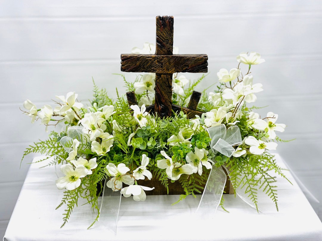 Table Centerpiece-floral Arrangement-religion - Etsy