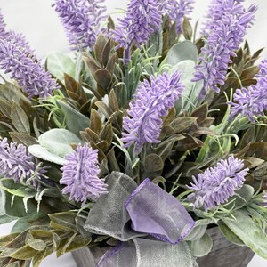 Table Centerpiece-table Floral Arrangement-purple | Etsy