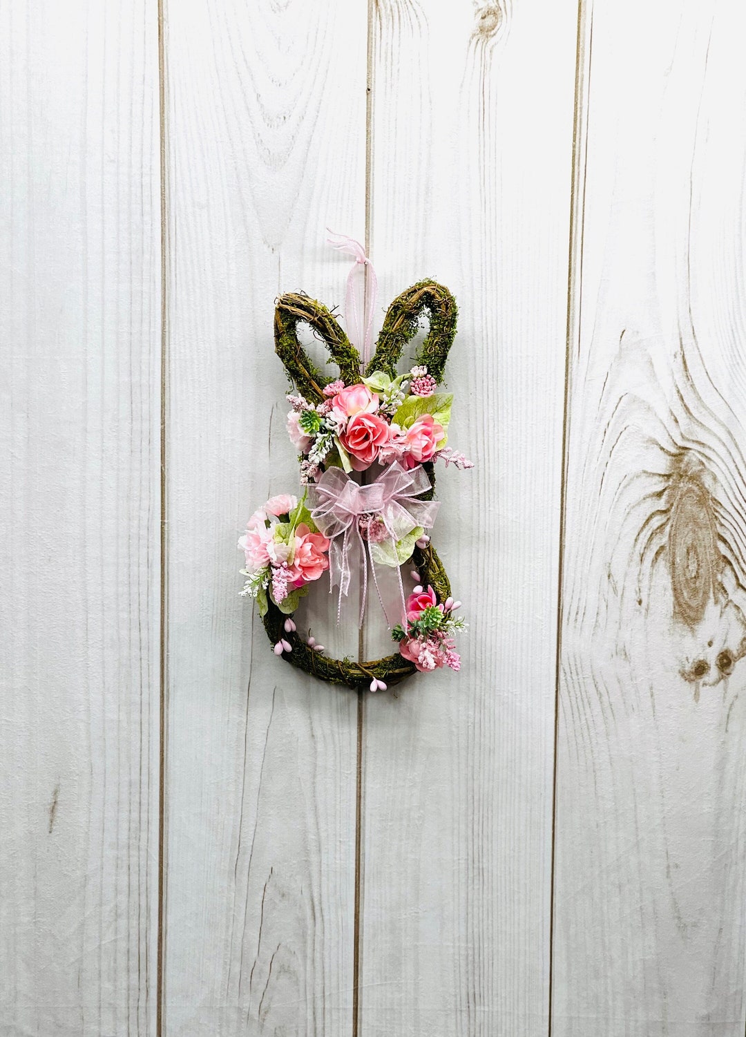 Easter Wreath-spring Door Wreath-summer Wreath-easter Door Decor-spring ...