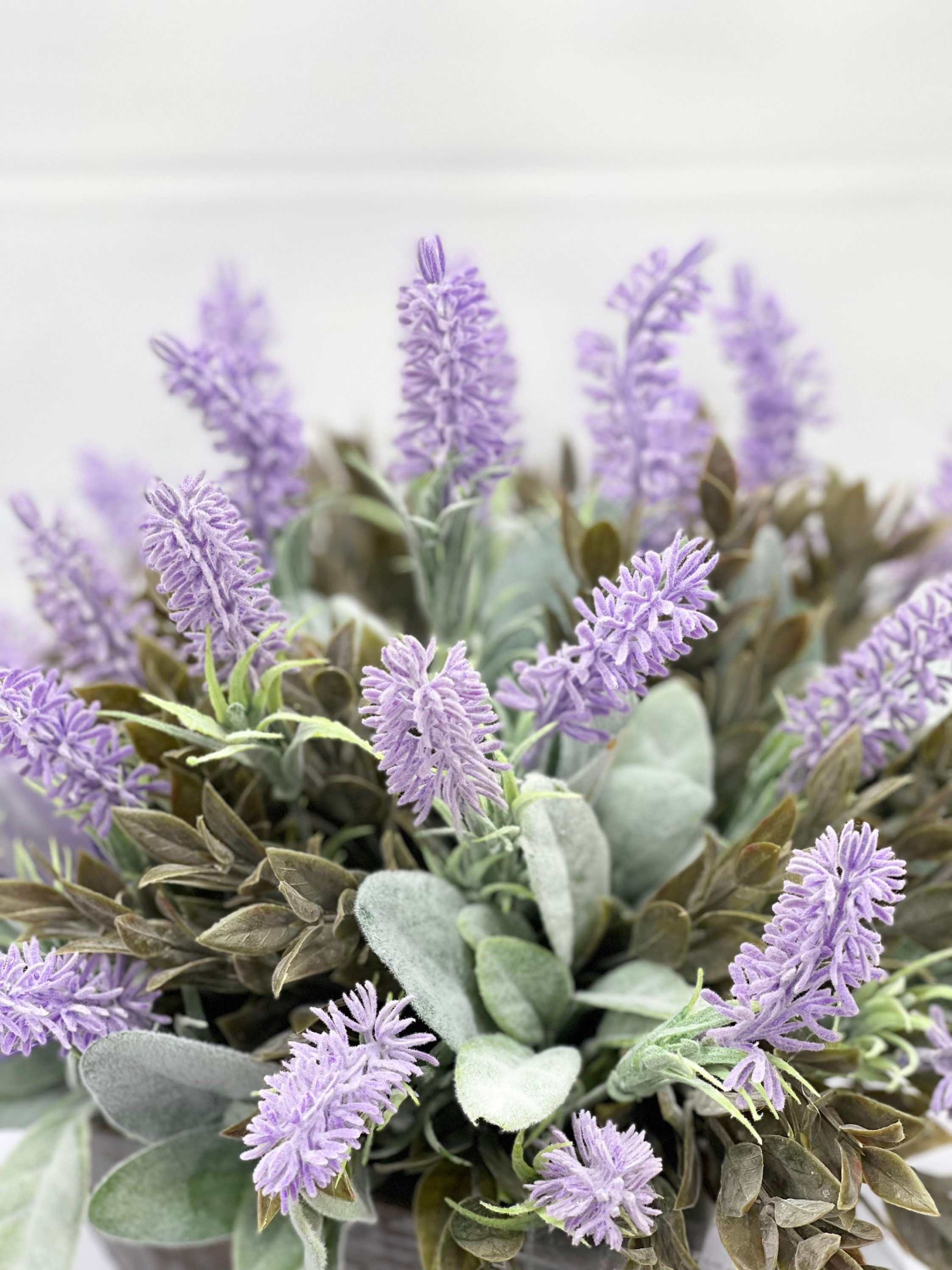 Table Centerpiece-table Floral Arrangement-purple | Etsy