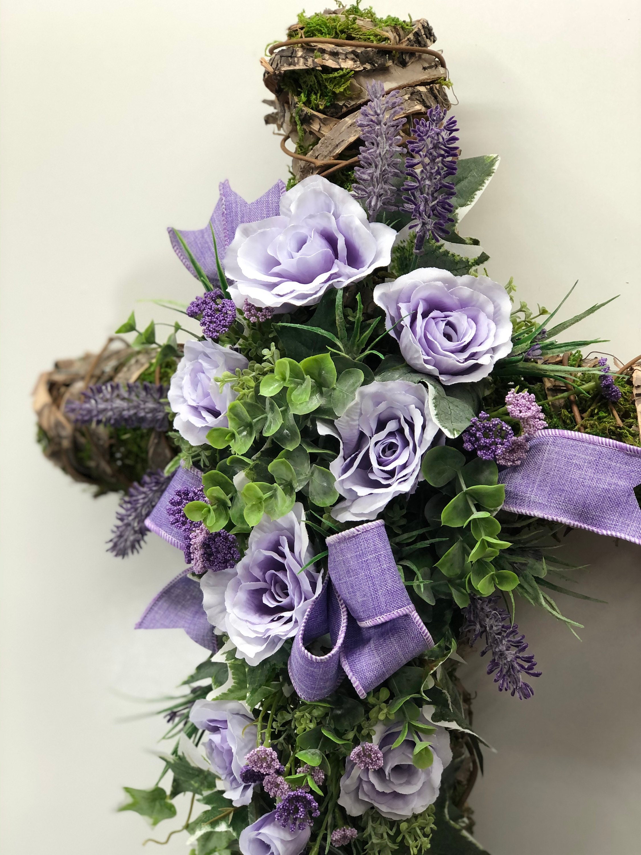 Spring Wreath-Mothers Day Flowers Easter Wreath Easter Door | Etsy