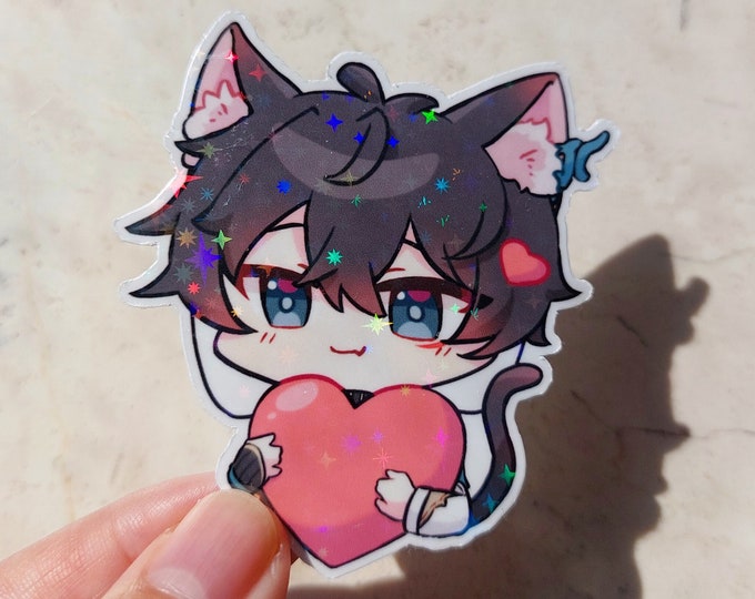 Honkai Star Rail Cute Kitty Dan Heng Sticker - Etsy