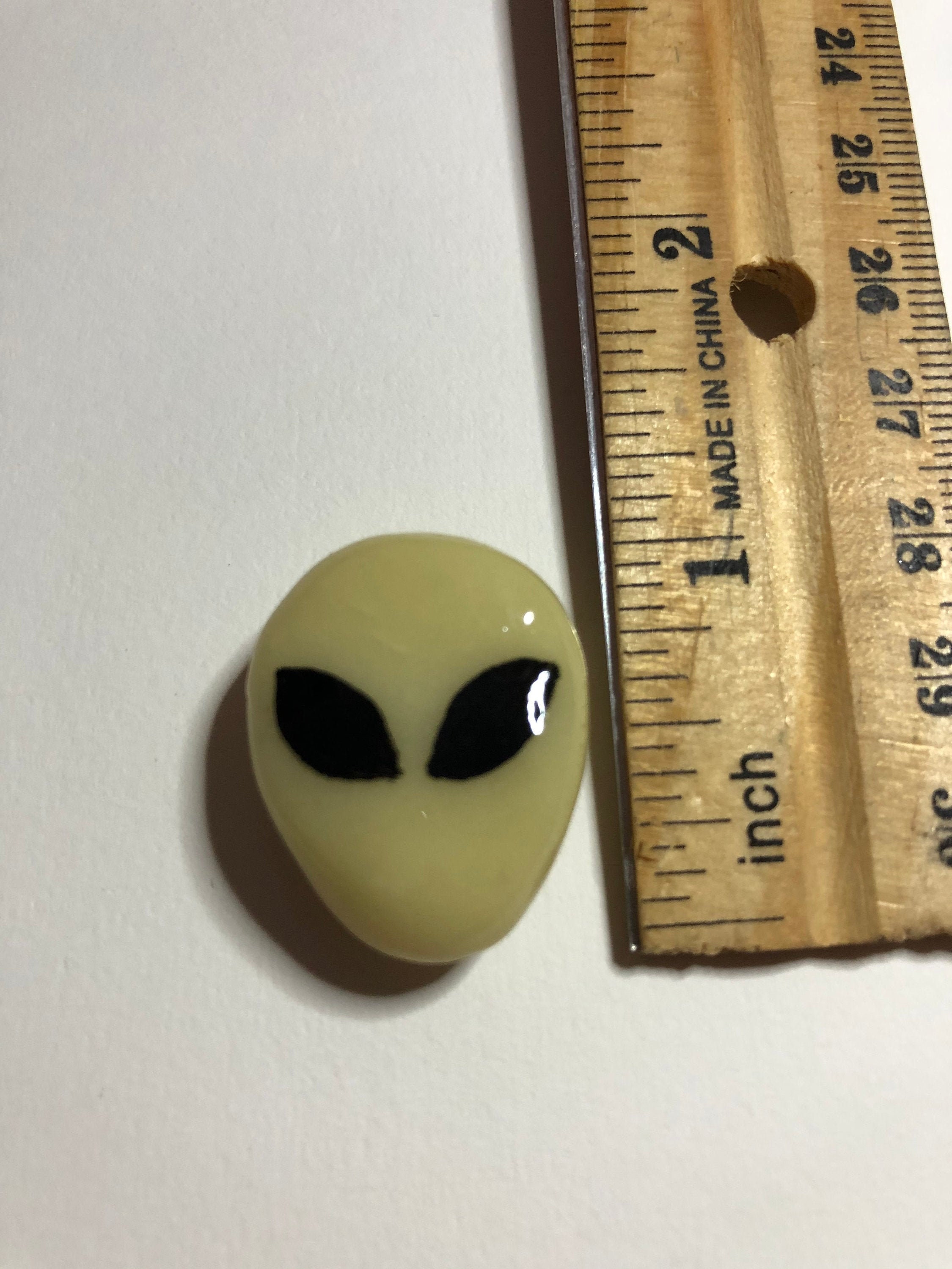 Glow in the Dark Alien Magnets Set of 2 | Etsy