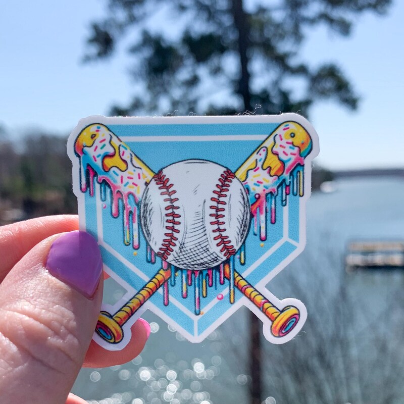 Baseball Stickers - Etsy