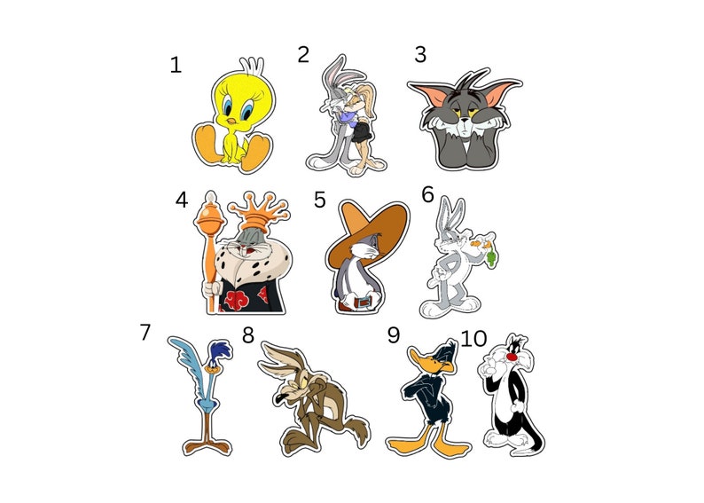 Looney Tunes Sticker Sticker Bugs Bunny Bugs and Lola - Etsy