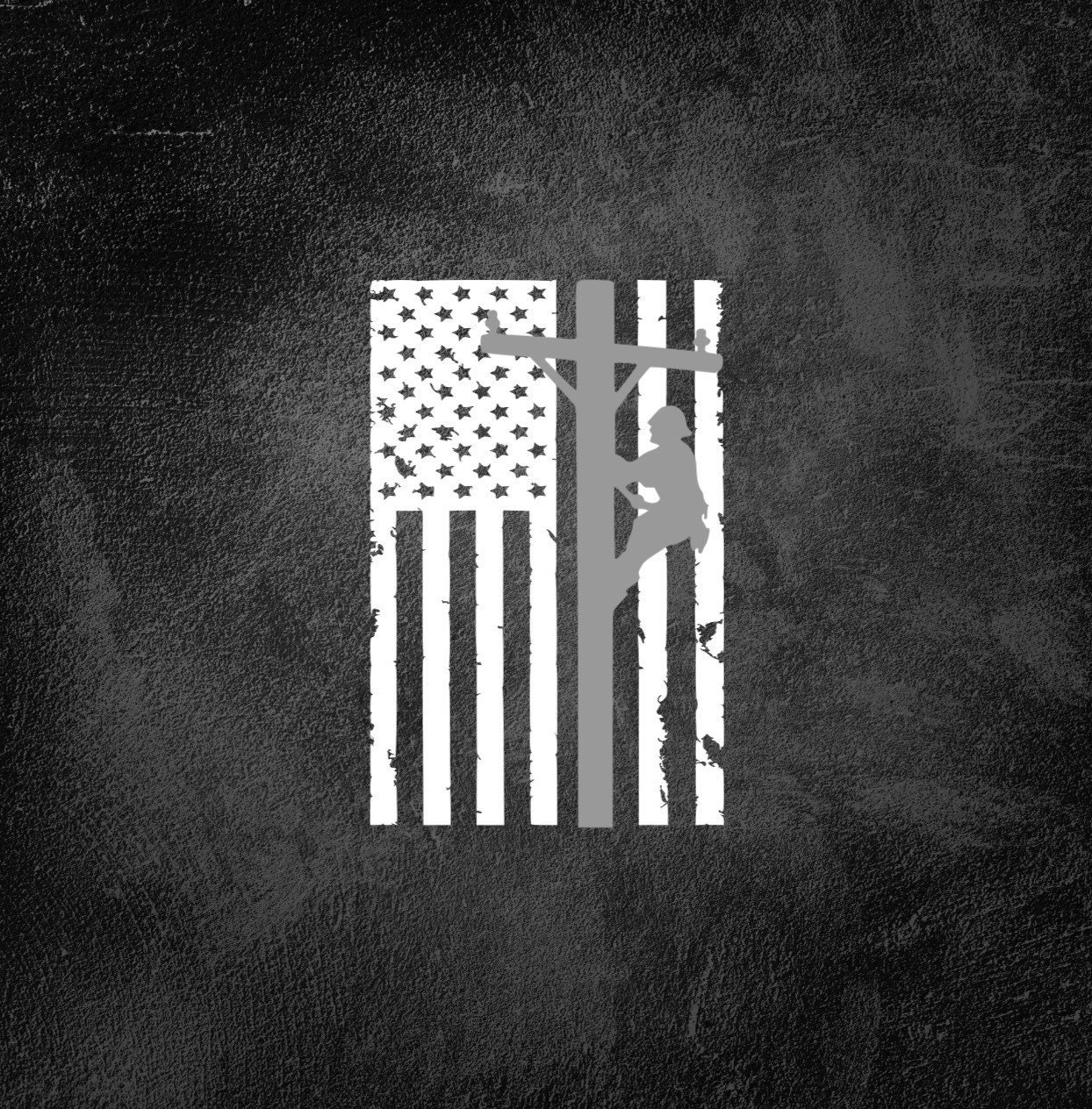 Lineman Decal Line Man Decal Lineman Vinyl Decal | Etsy