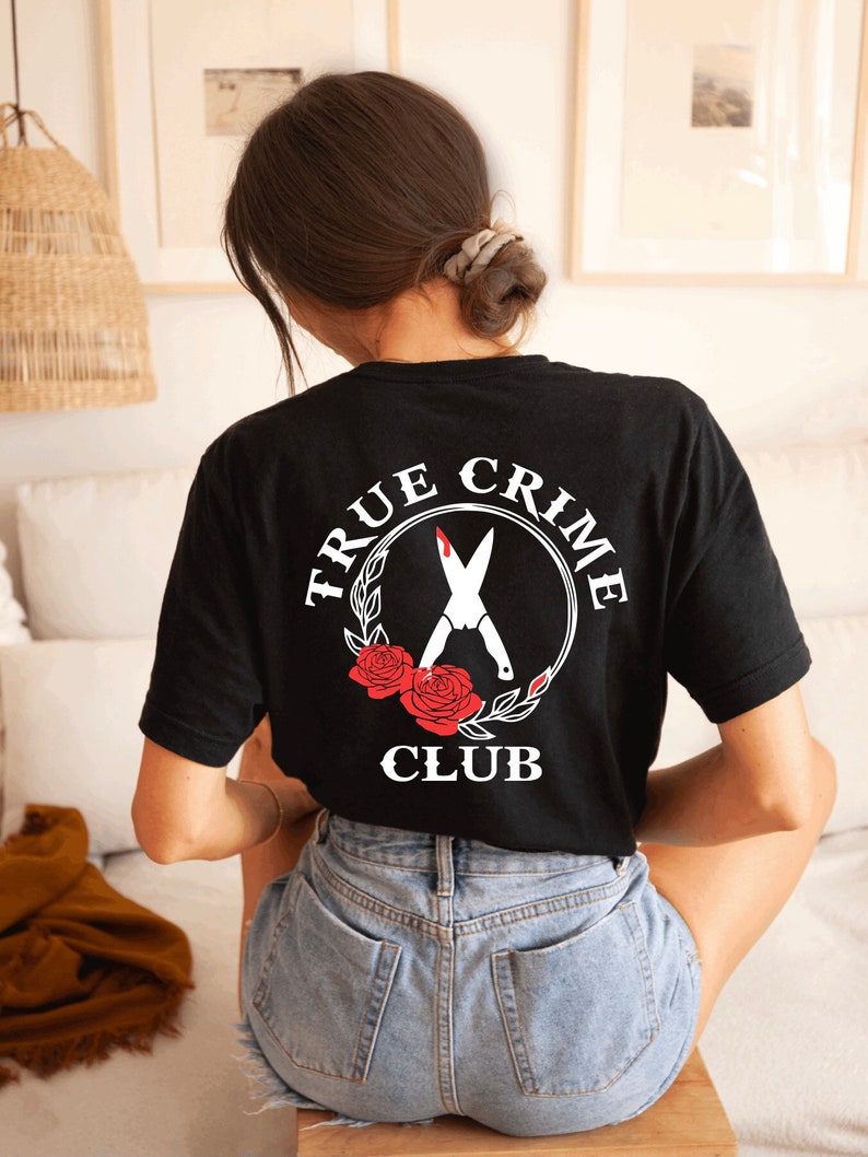 True Crime Club True Crime Club Shirt Custom Shirt True - Etsy