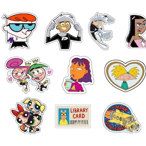 90s Cartoon Stickers | Pick Your Own Sticker | Nostalgic Stickers | 90s ...