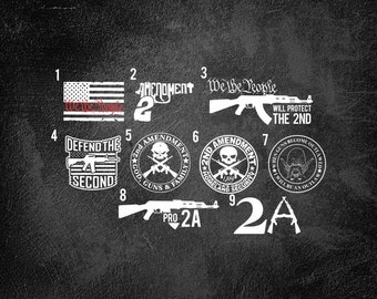 Second Amendment Car Decal - Etsy