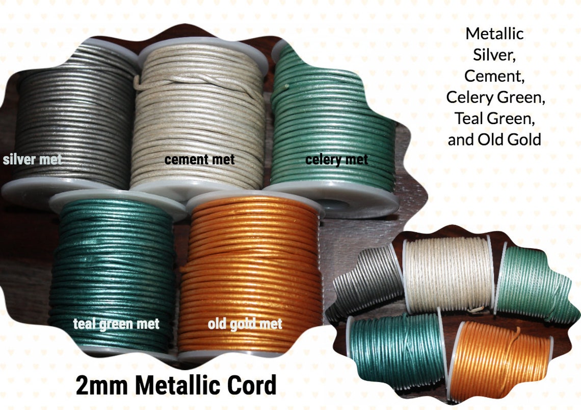 Round Leather Cord Qty 5 Yards to 15 Yards 2mm Round Cording - Etsy