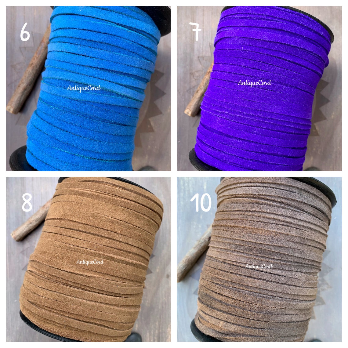 5mm Suede Lace 5 Mm Wide Real Suede Lace Suede Lace Suede | Etsy