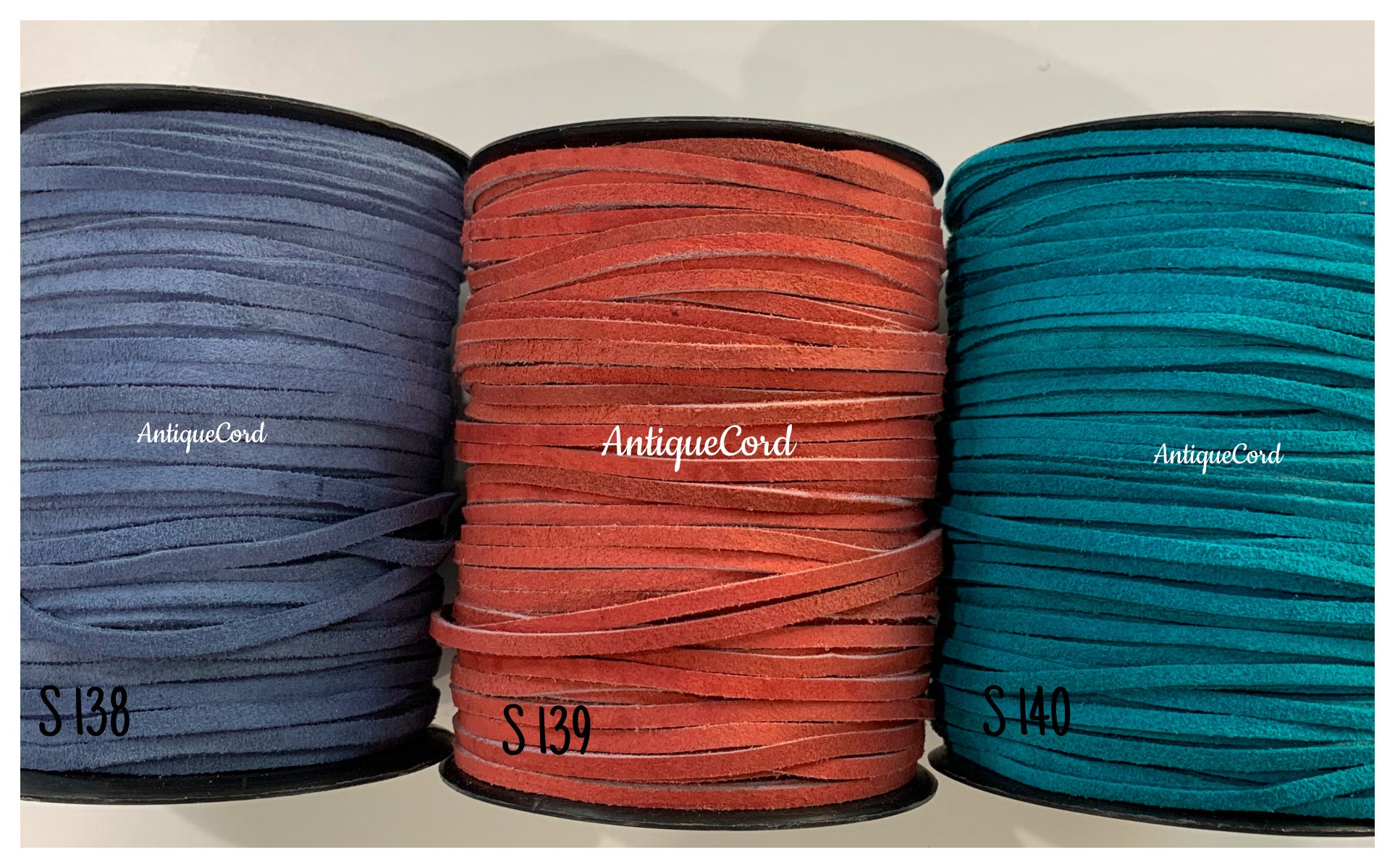 3mm Suede Lace 3mm Wide Choose Color of Suede Lace Suede - Etsy