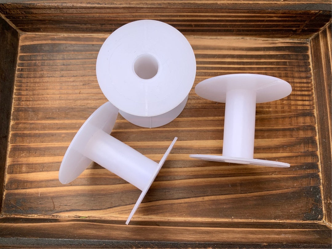 Plastic Spools Empty for Chain Cord Wire Ribbon Spools Bobbin Craft ...
