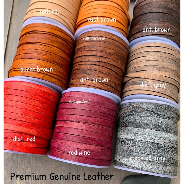 5mm Flat Leather - Etsy