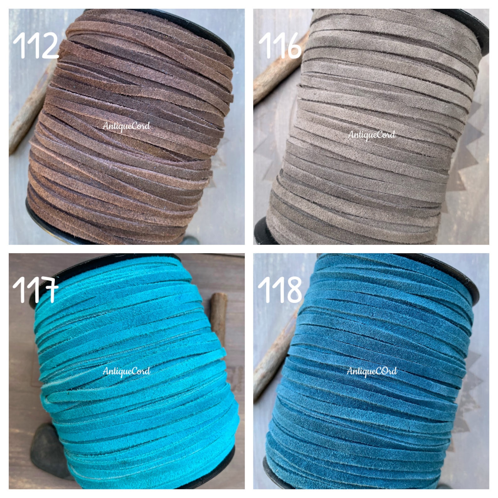 5mm Suede Lace 5 Mm Wide Real Suede Lace Suede Lace Suede | Etsy