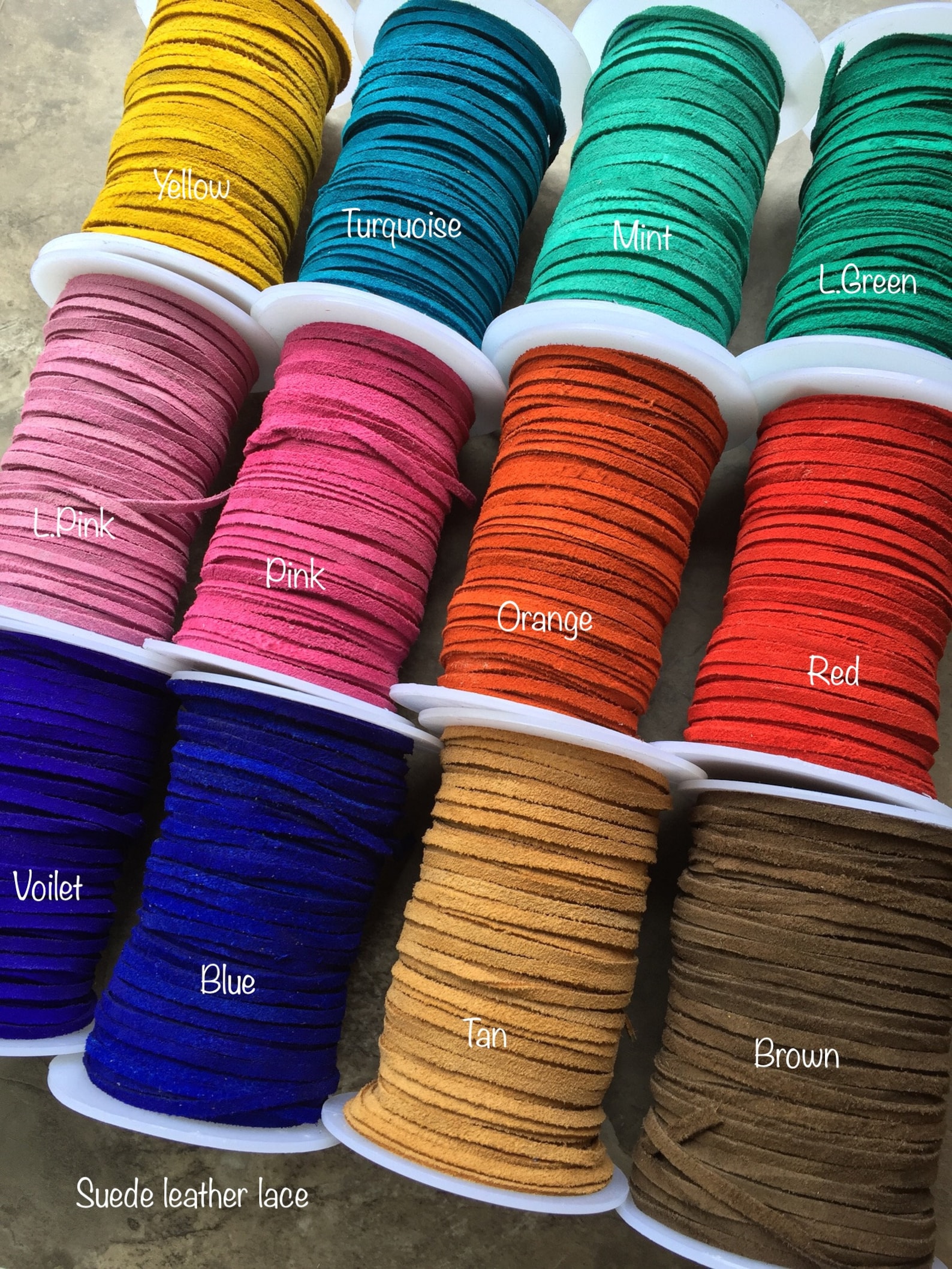 3mm Suede Lace 3mm Wide Choose Color of Suede Lace Suede - Etsy