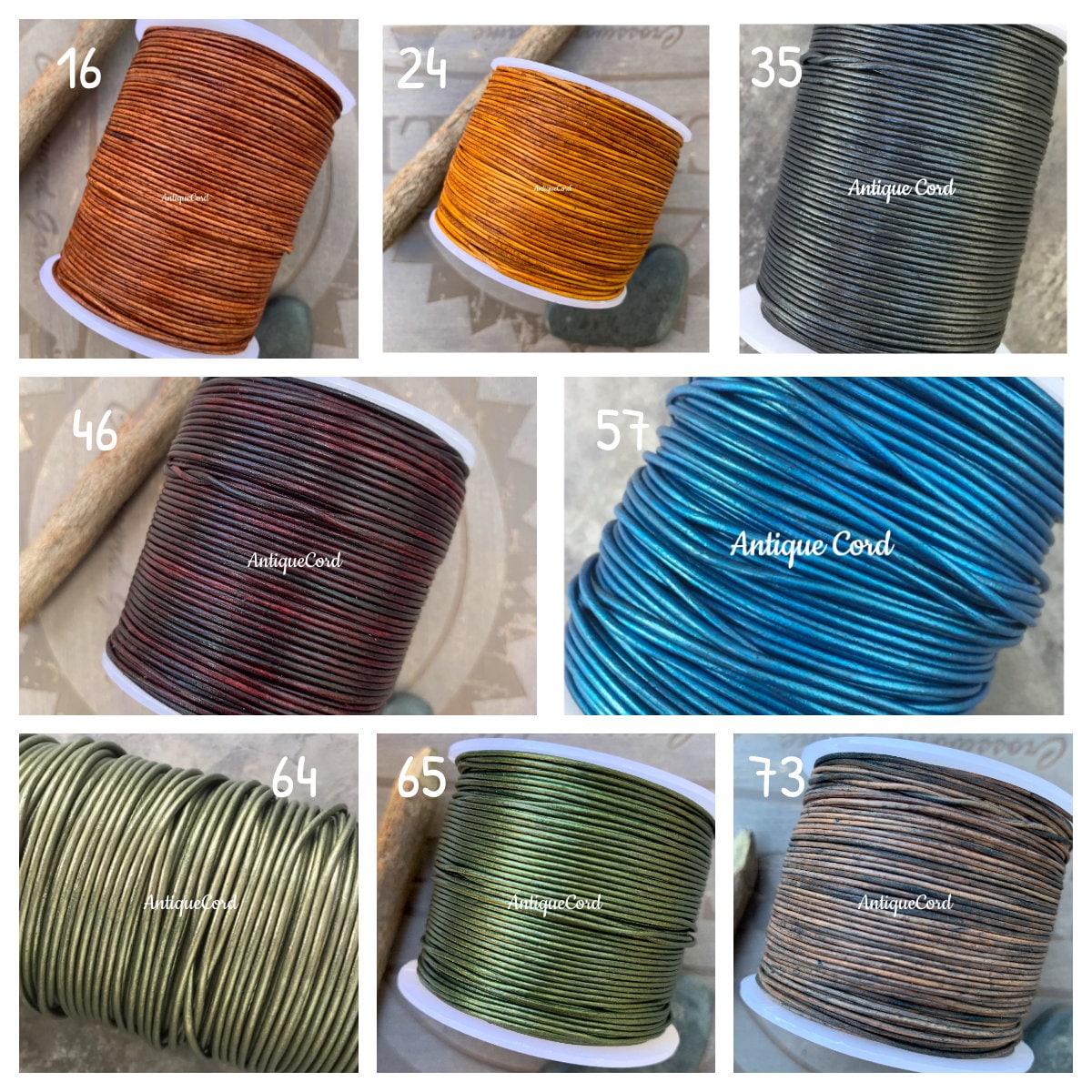 0.5mm Leather Cord Premium Quality Leather by the Yard Over 30 | Etsy