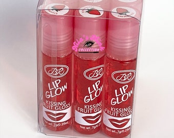 Lip Glow Kissing Fruit Gloss- 90s Lip Gloss- Fruit Flavor Gloss- Lip ...