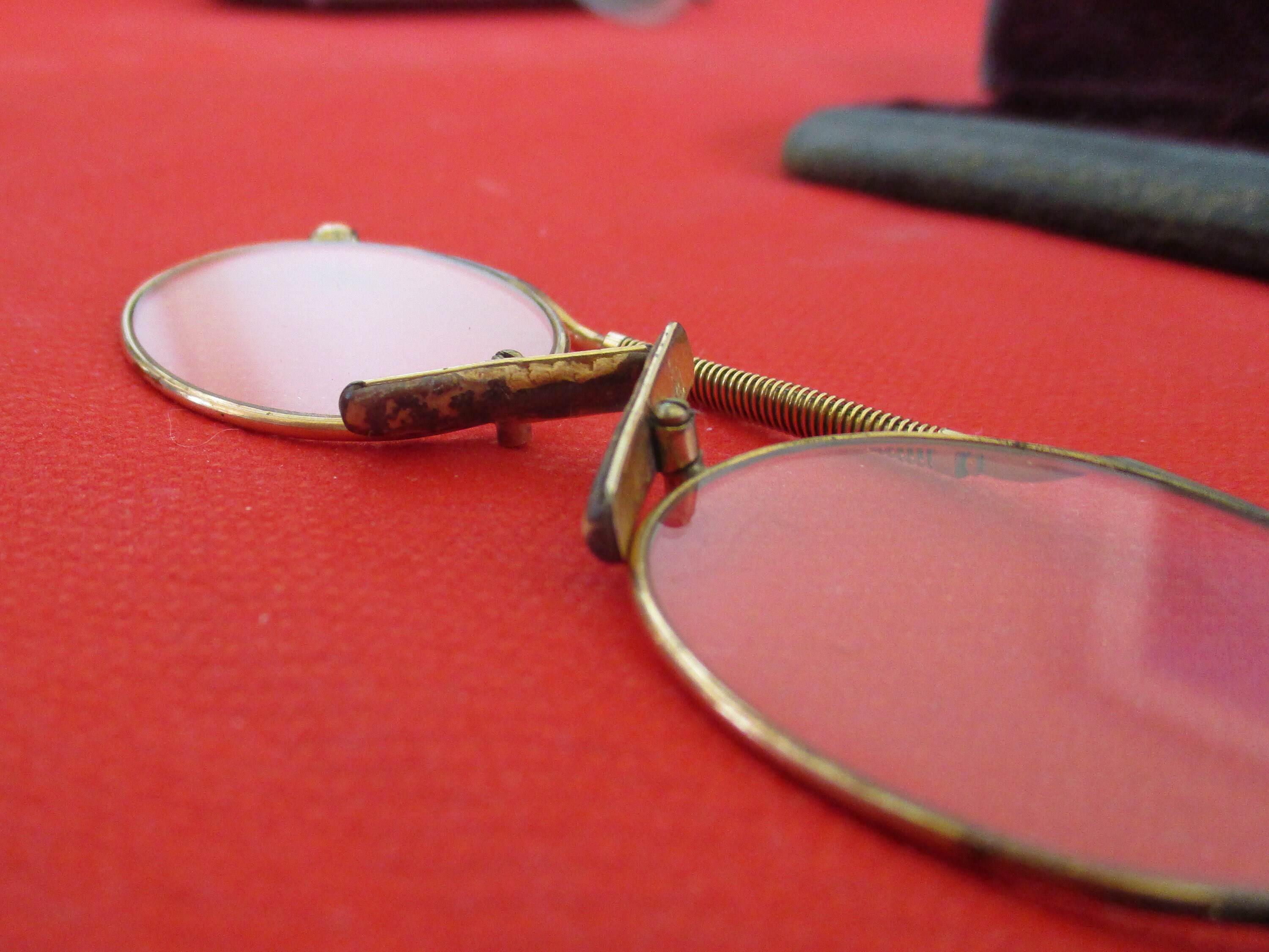 Antique Edwardian Gold Filled Pince-nez Spectacles. - Etsy